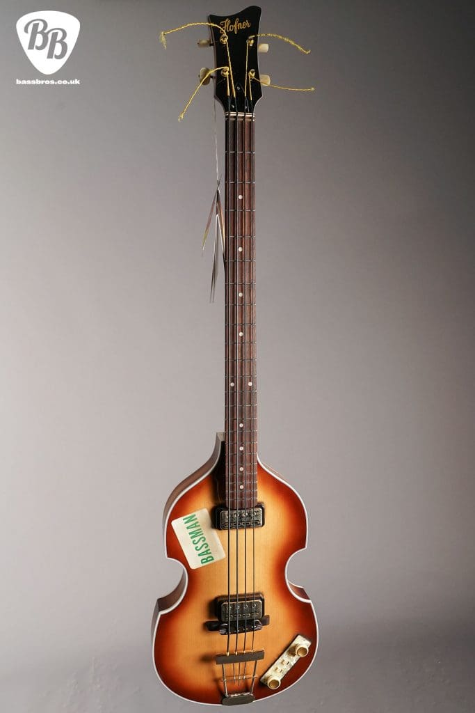 Hofner 500/1 '69 Reissue 'Rooftop' Violin Bass - NEW - BassBros