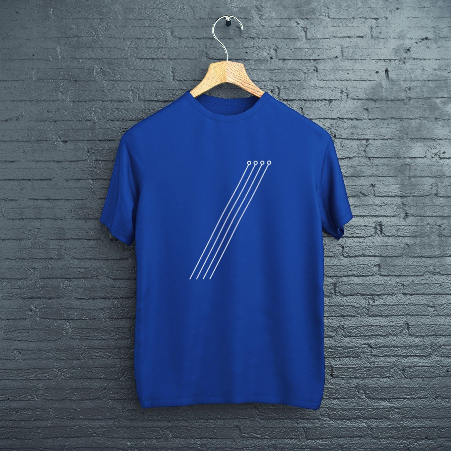 Short Sleeve Blue Bass Strings - BassBros